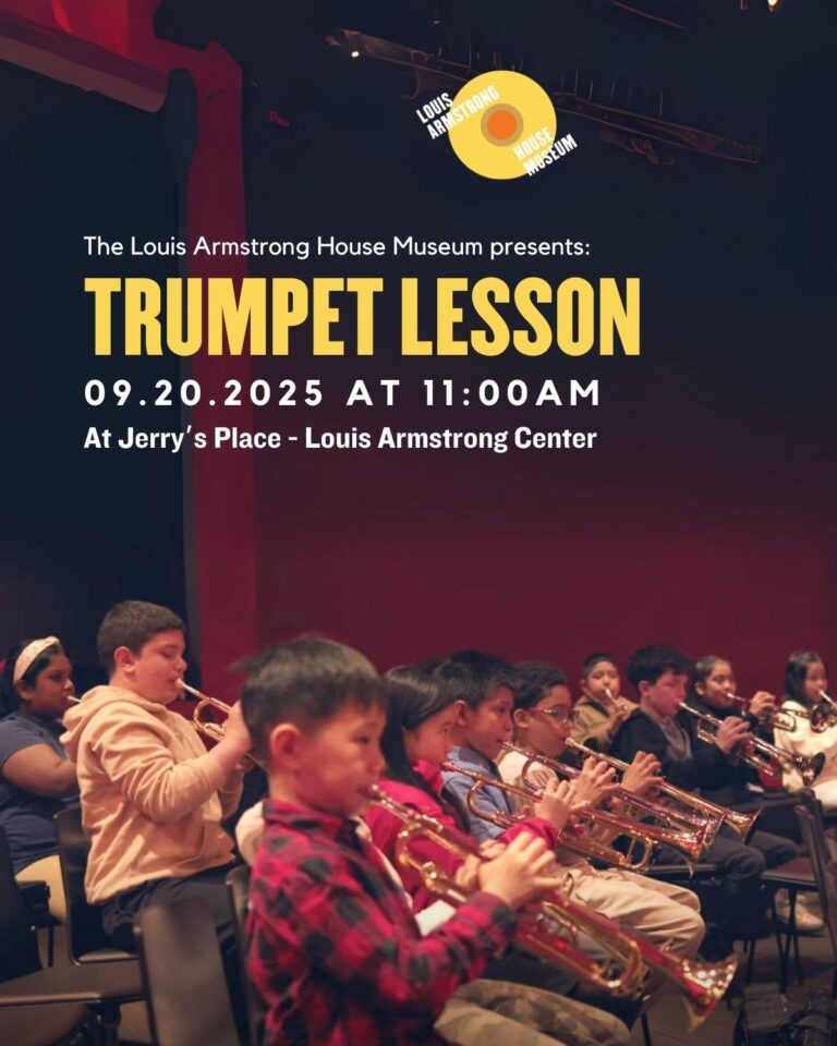 Trumpet Lesson - Louis Armstrong House Museum